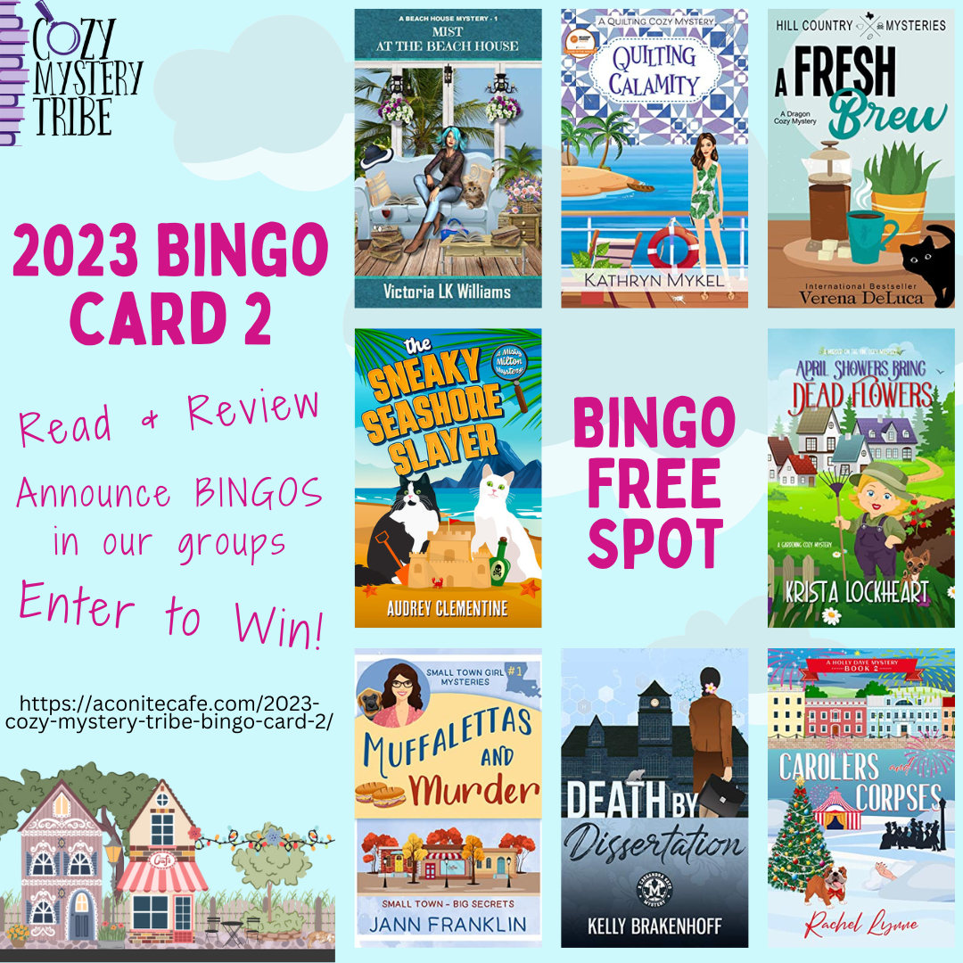 Cozy Mystery Bingo – Aconite Cafe