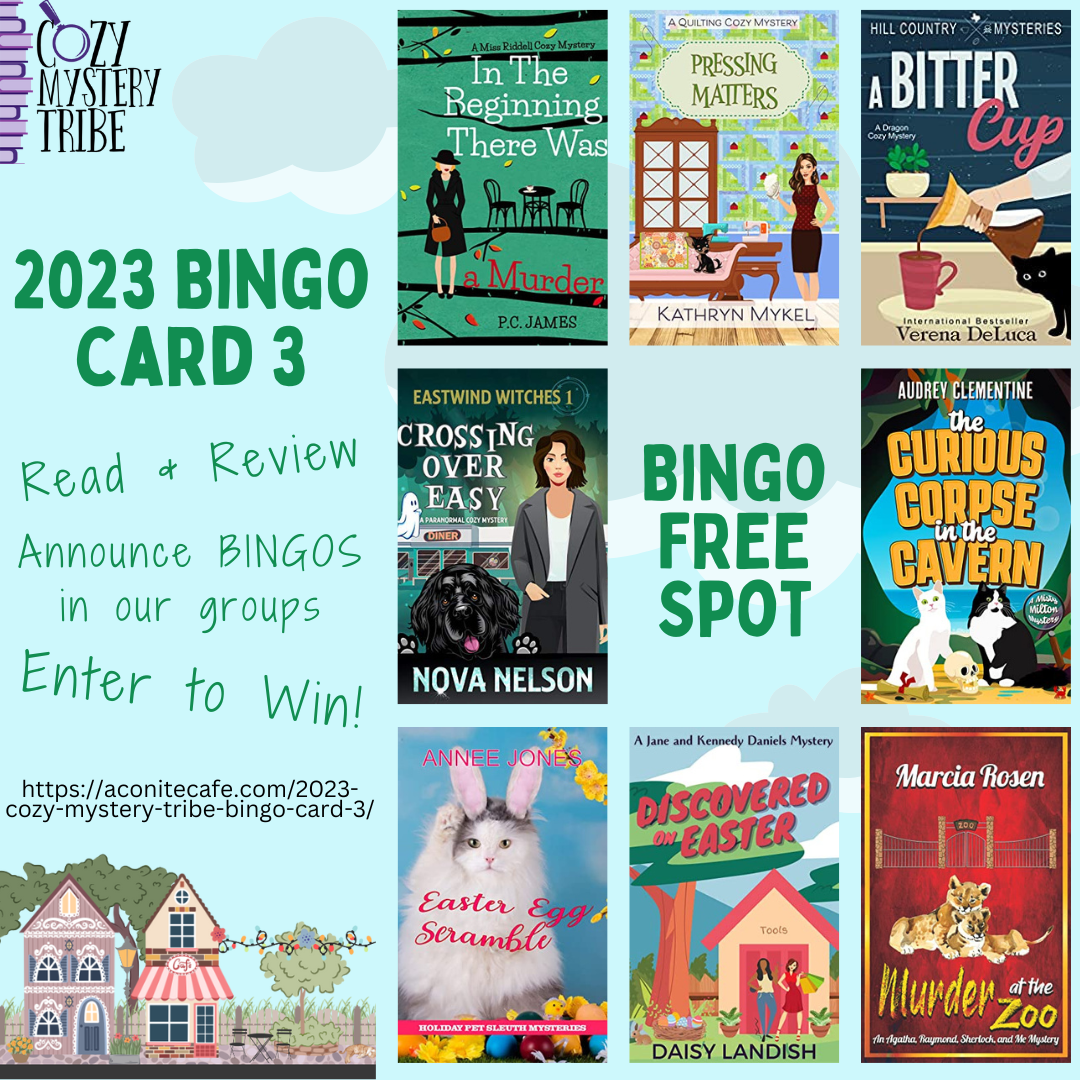 Cozy Mystery Bingo – Aconite Cafe