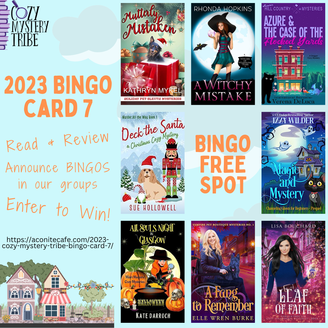 Cozy Mystery Tribe Bingo: Card 7 – Aconite Cafe