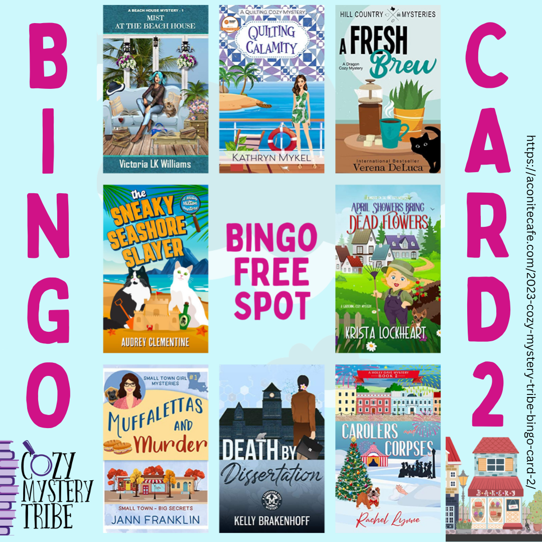 Cozy Mystery Bingo – Aconite Cafe