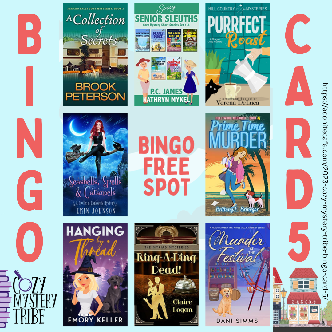 Cozy Mystery Bingo – Aconite Cafe