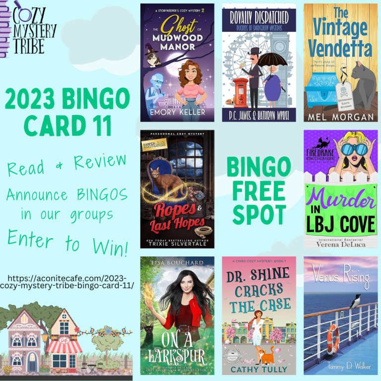Cozy Mystery Bingo – Aconite Cafe
