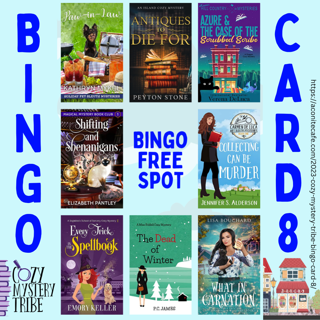 Cozy Mystery Bingo – Aconite Cafe